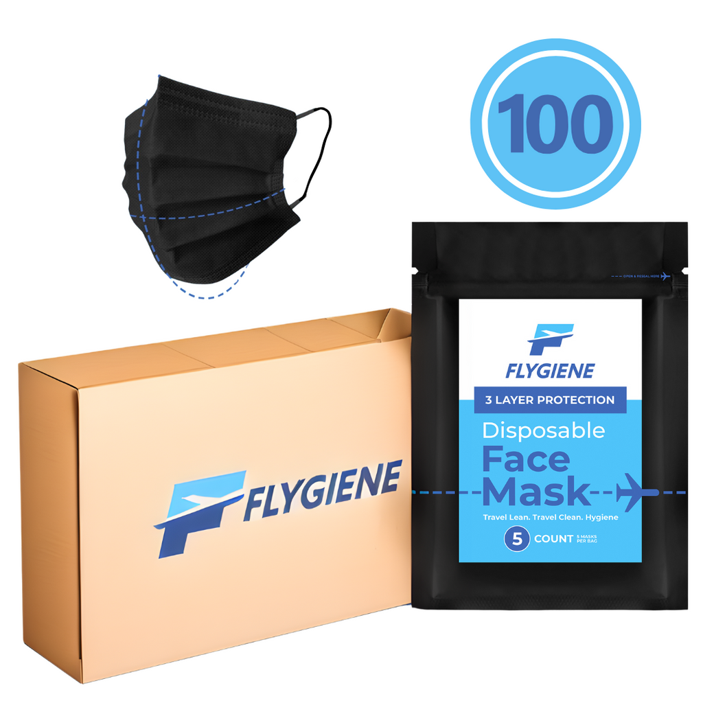 NAVY BLUE KF94 Travel Size Disposable Face Mask | 10 Count – FLYGIENE